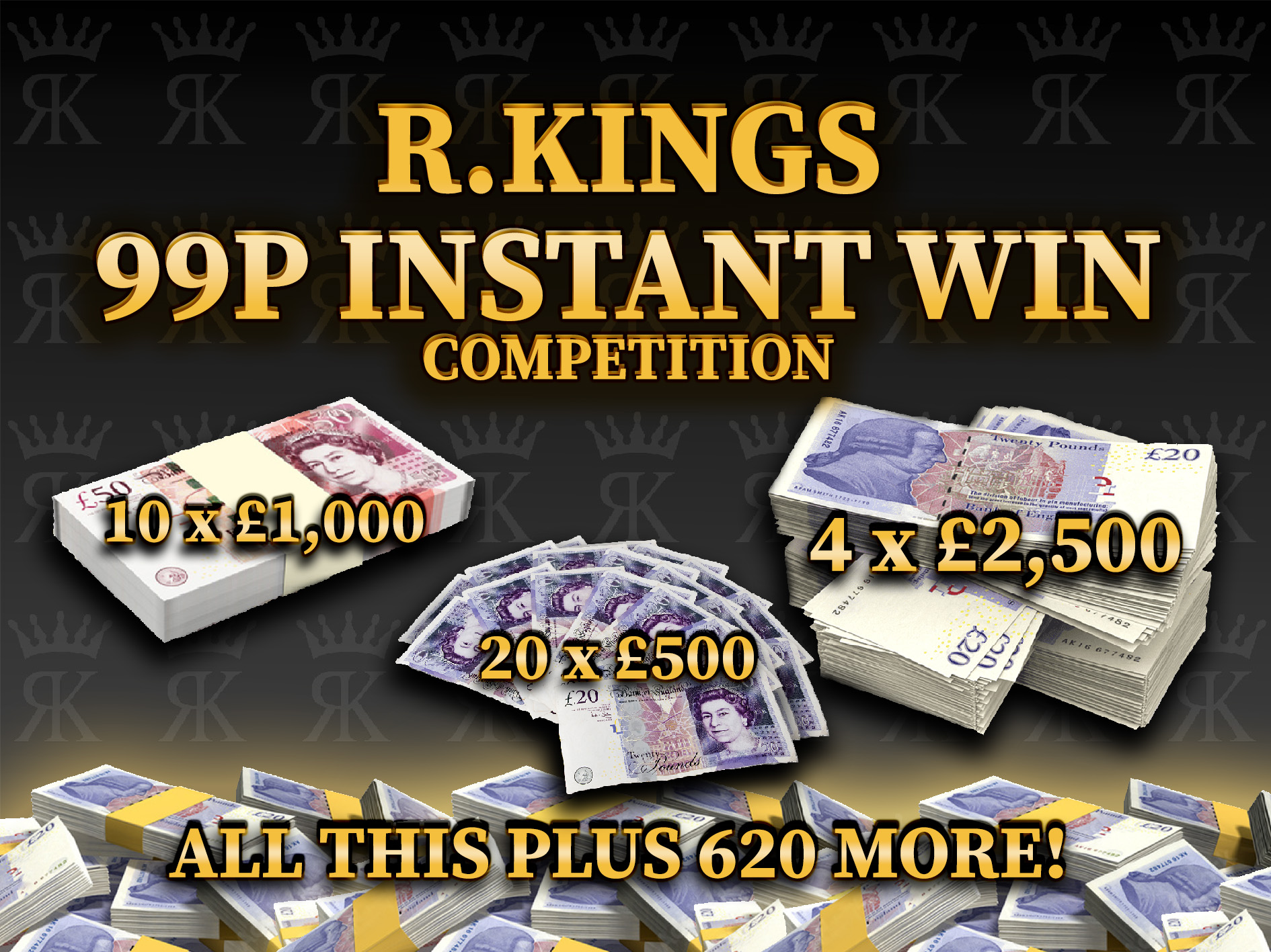 Huge 99p Instant Win Competition - OVER 650 INSTANT WIN PRIZES