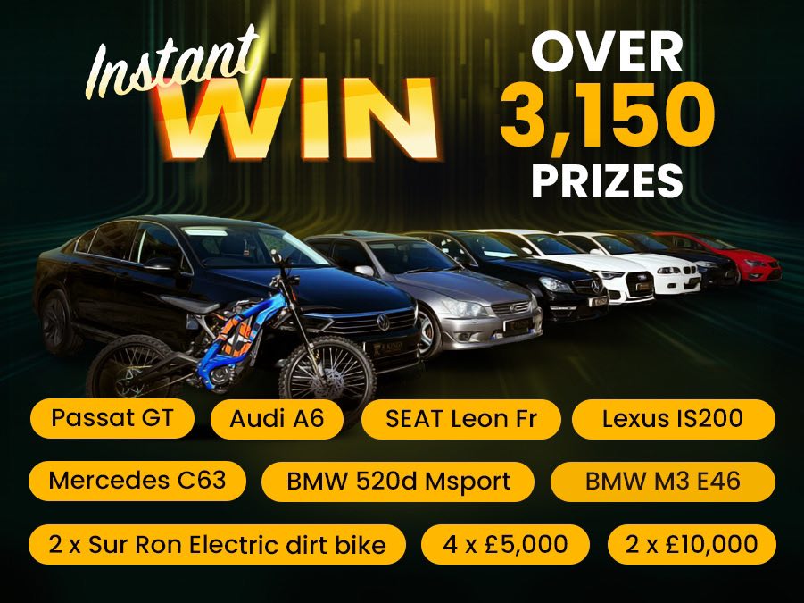 All New £1.99 Instant Win Competition - R Kings Competitions