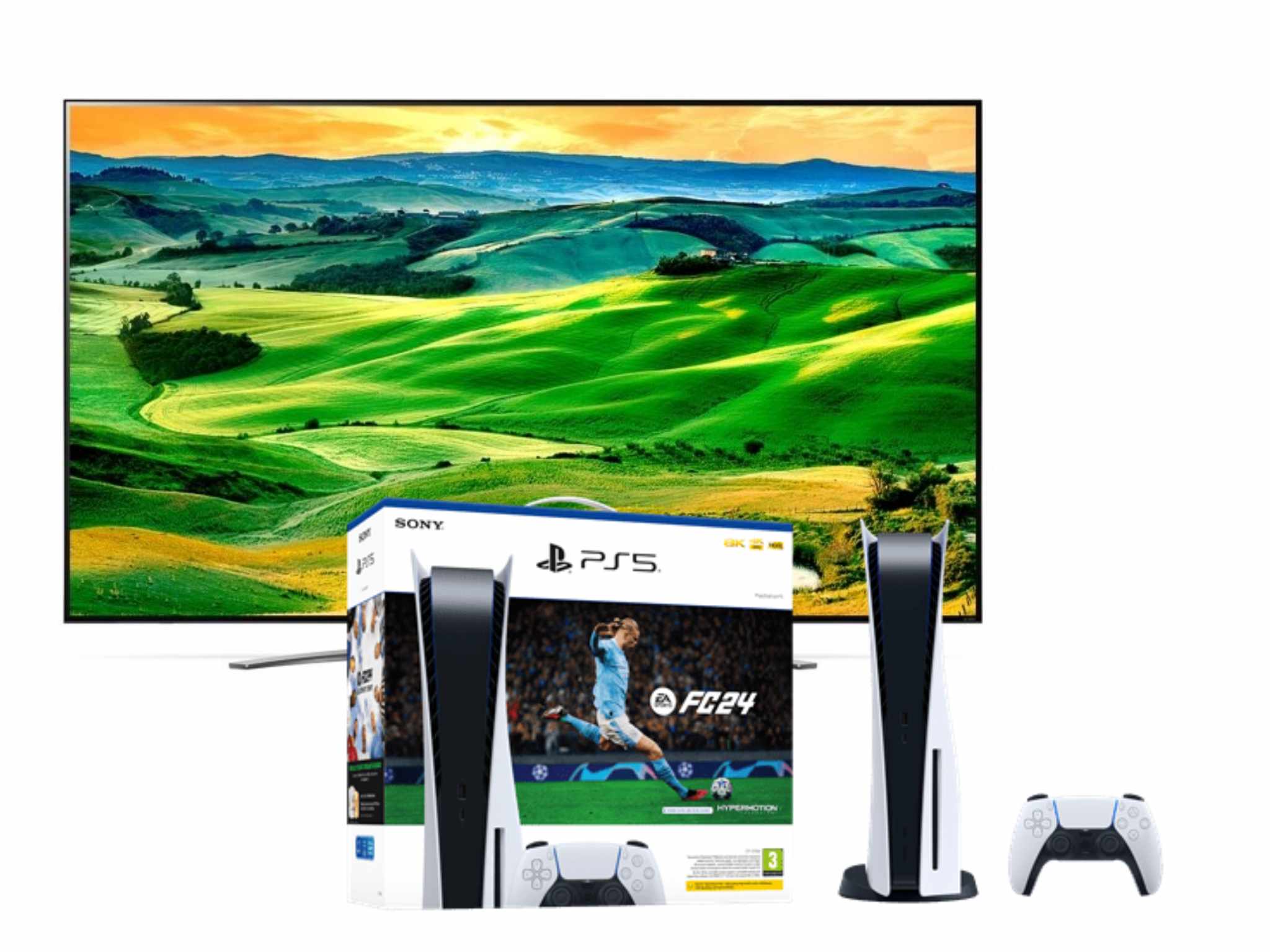 55" LG QNED TV & EAFC 24 PS5 Package - Competitions - R Kings Competitions