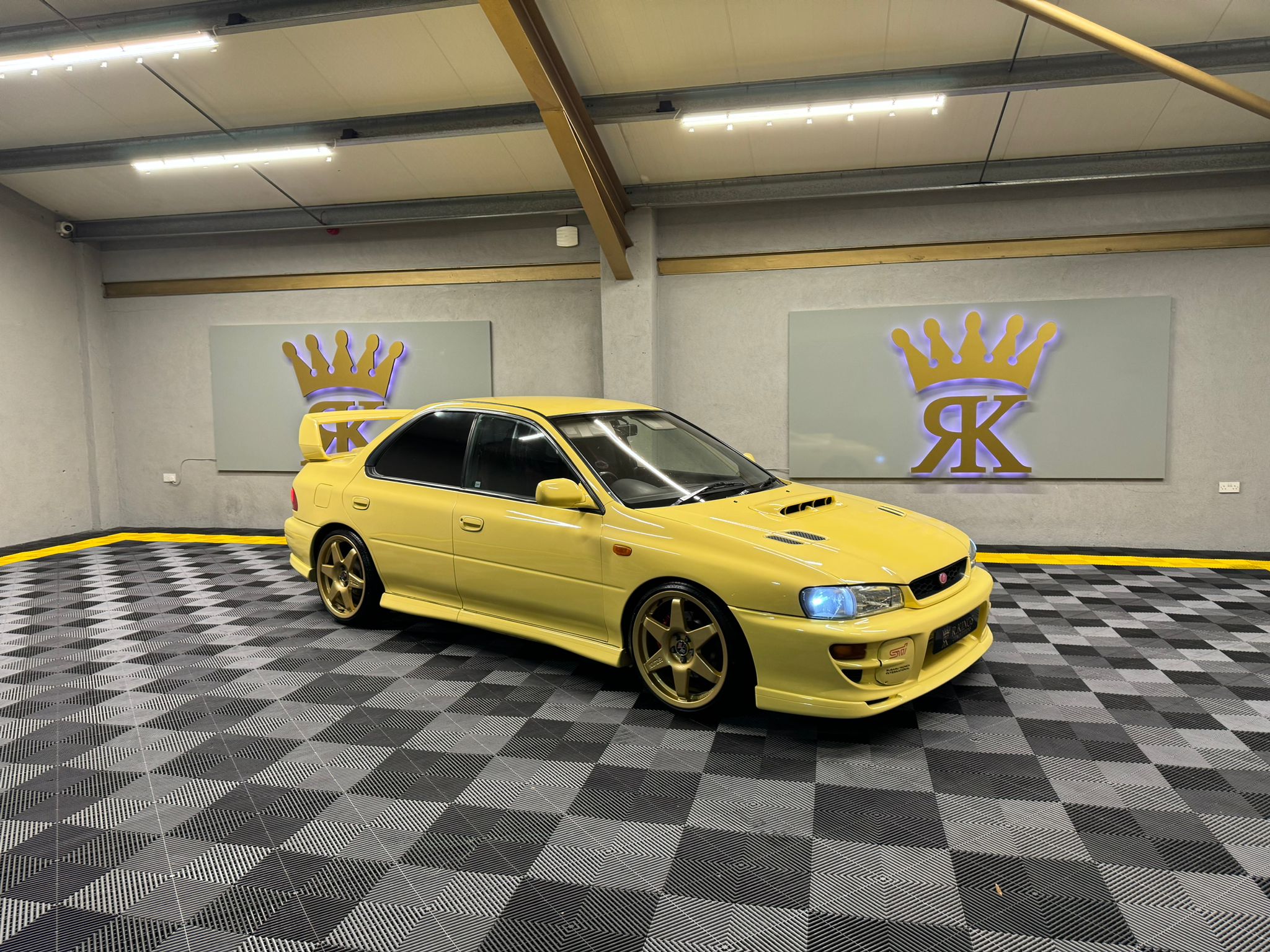 Genuine Cashmere Yellow Subaru Impreza Version 6 STi