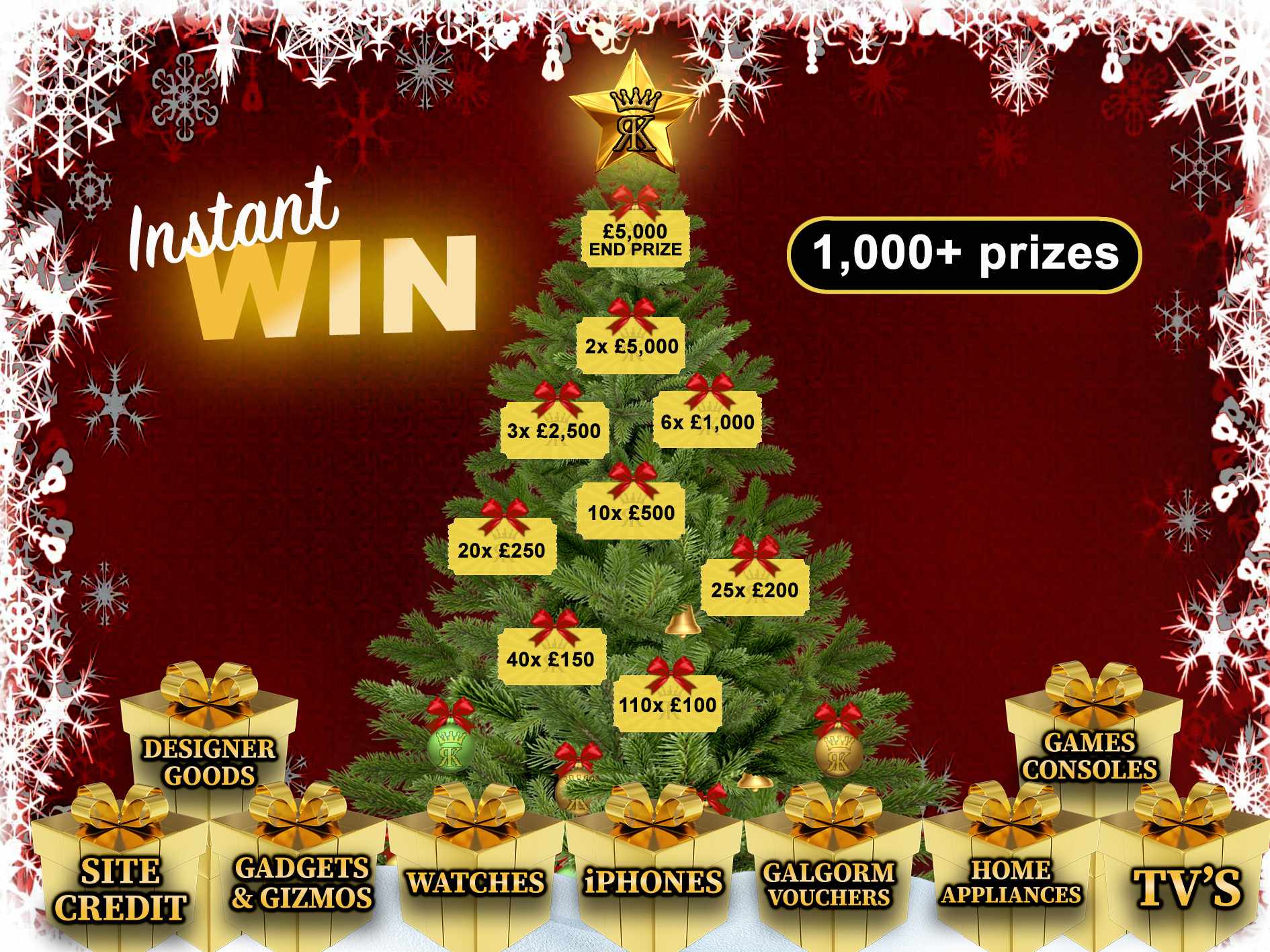 Christmas Cracker Instant Win Competition - Competitions - R Kings Competitions