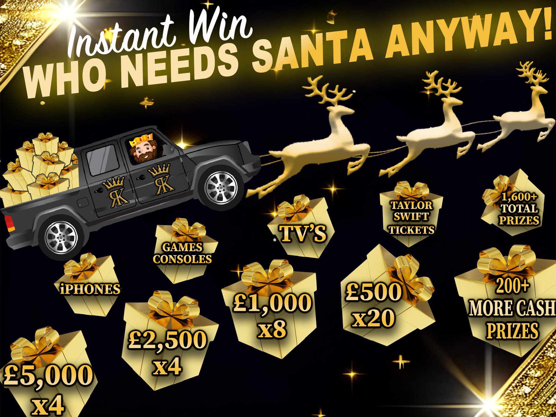 Who Needs Santa Anyway Instant Win Competition - Competitions - R Kings Competitions