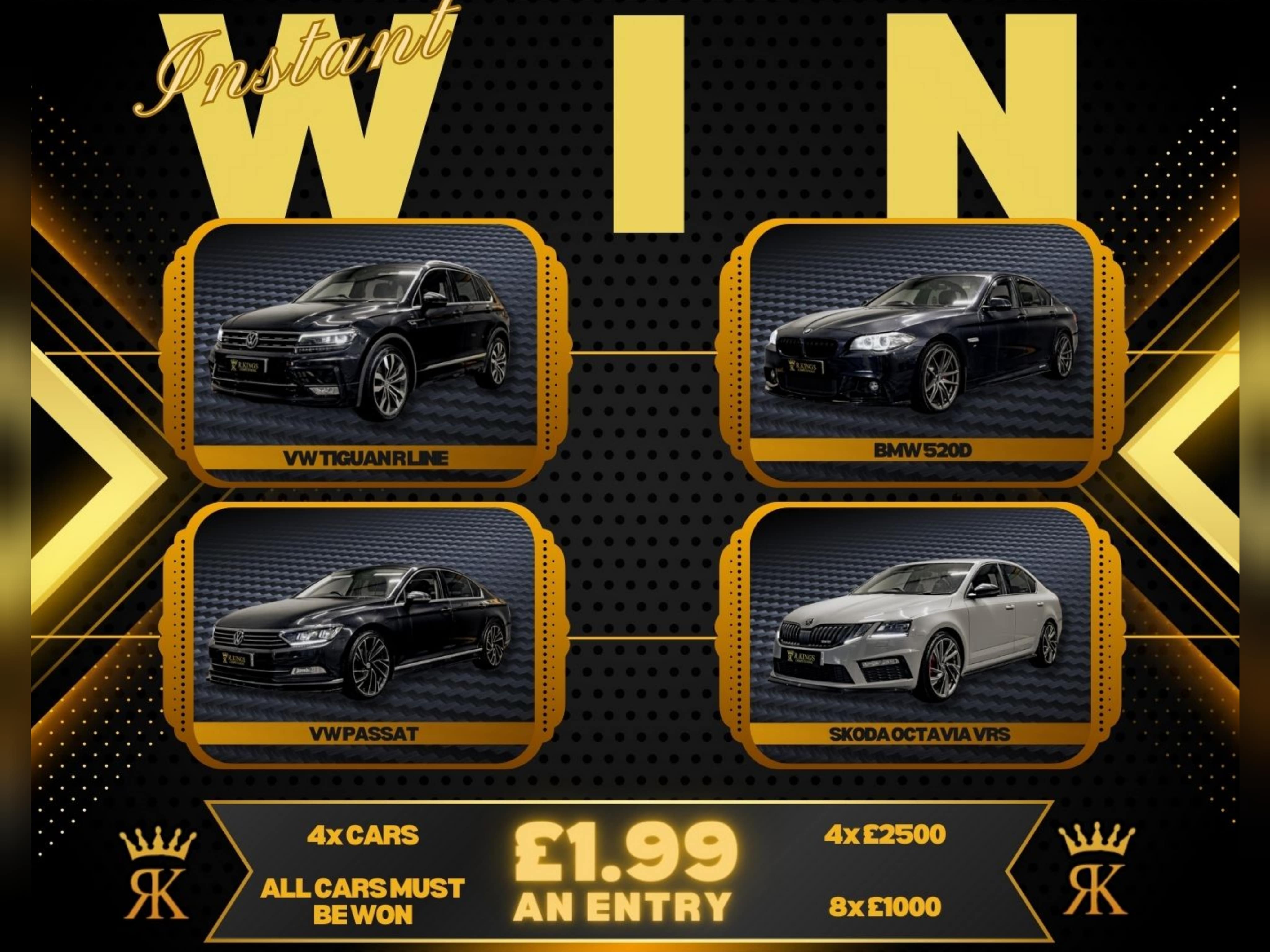 All Cars Must Go Instant Win Competition - Competitions - R Kings Competitions