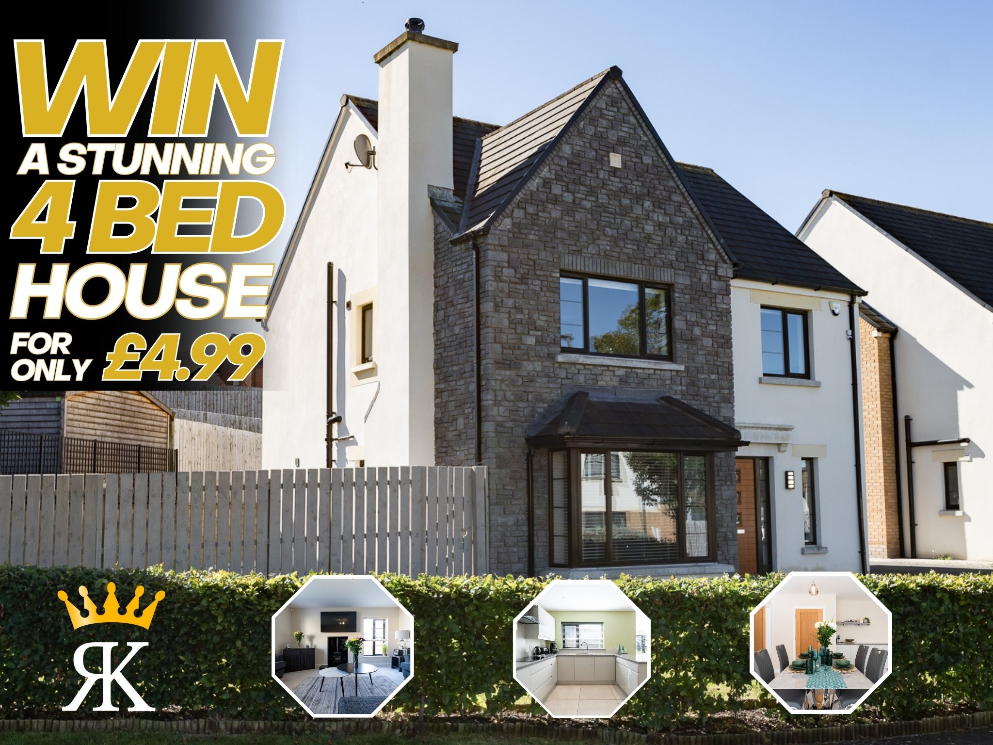 Win £275,000 or a 4 Bedroom Fully Furnished Detached House ...