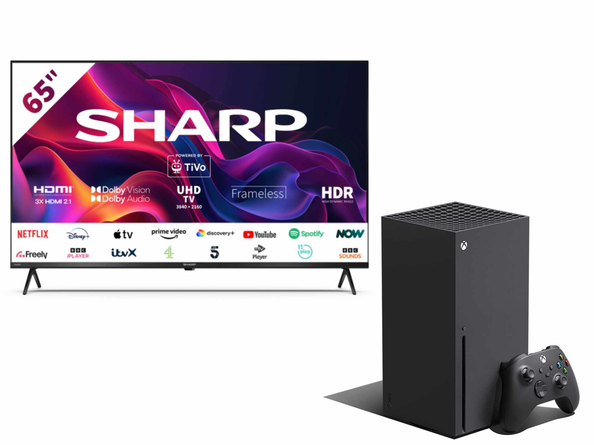 65" Sharp TV & Xbox Series X - R Kings Competitions